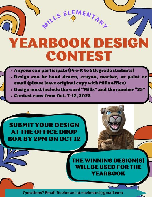 Yearbook Design Contest | Joe Dan Mills, Jr. Elementary School